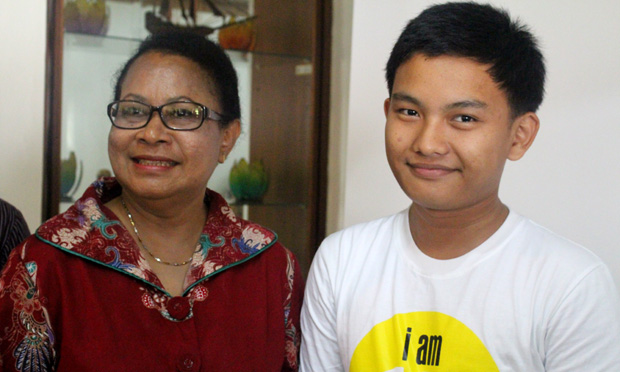 Dika, representing Nias children at a National level | Indonesia ...