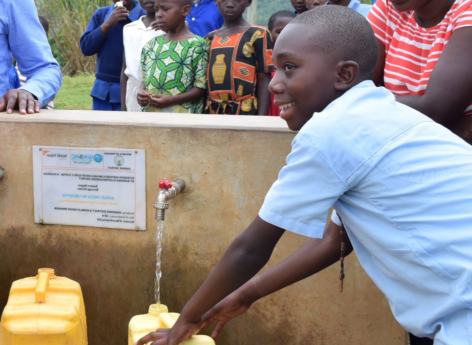 Water tap transforms Lambert’s life | Rwanda | World Vision International