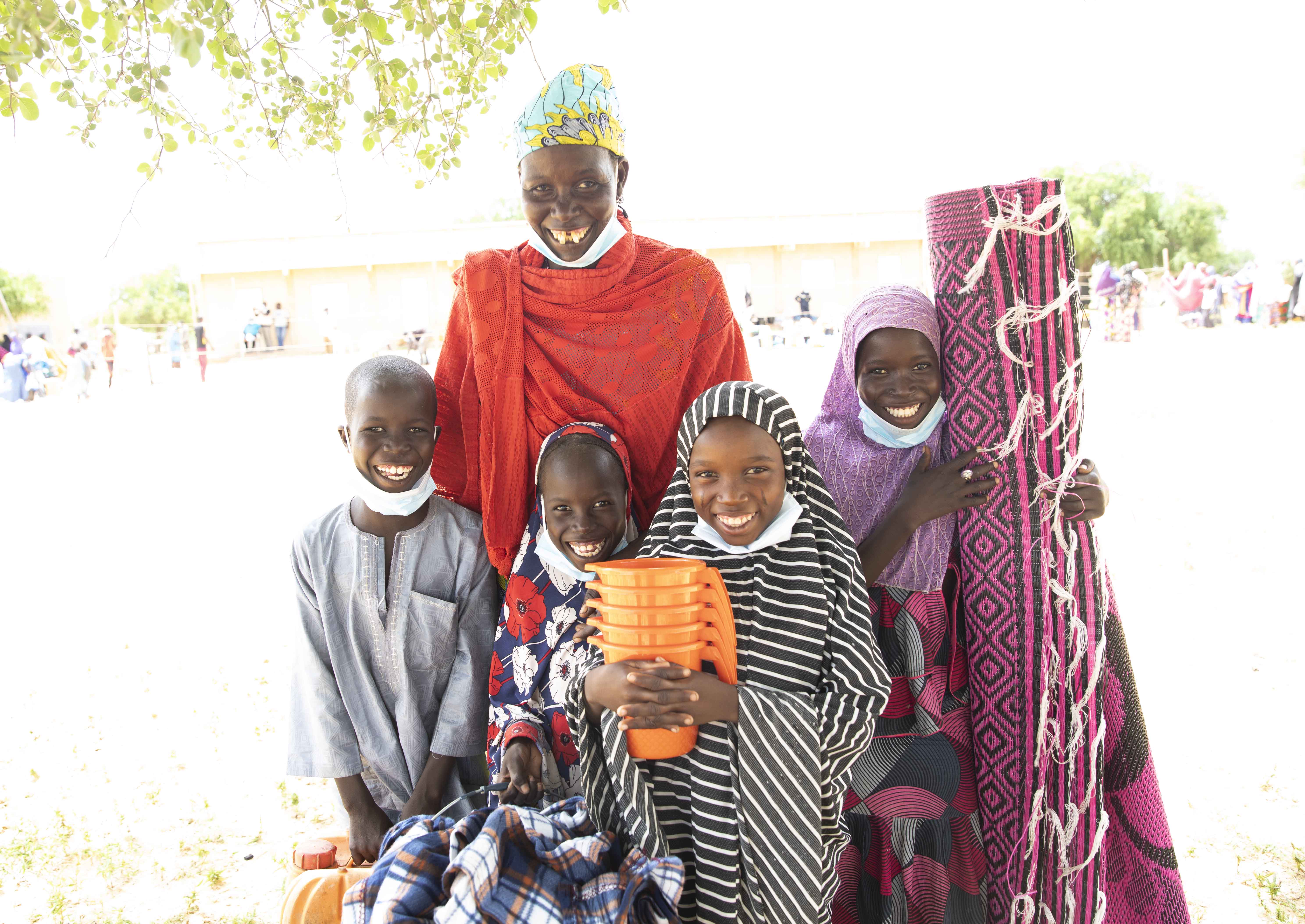 Relief for Zeinabou and her family after their house collapsed due to ...