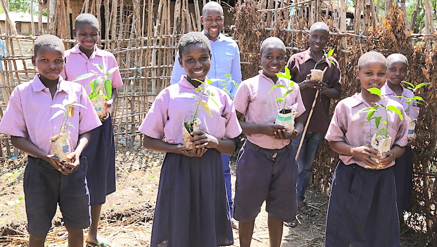 Children Contribute to environmental Conservation through tree planting ...