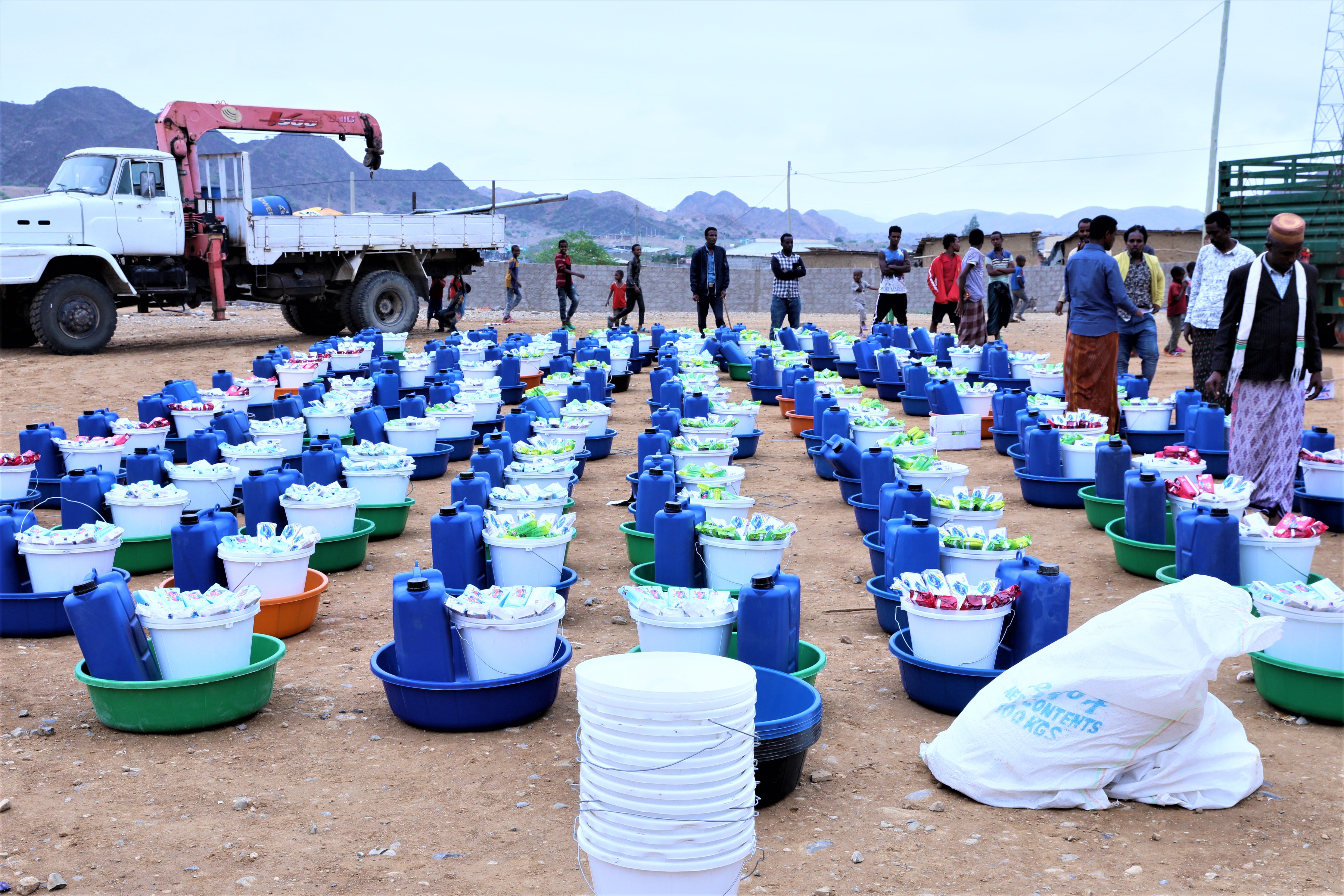 Emergency WASH items provide relief to internally displaced persons in ...