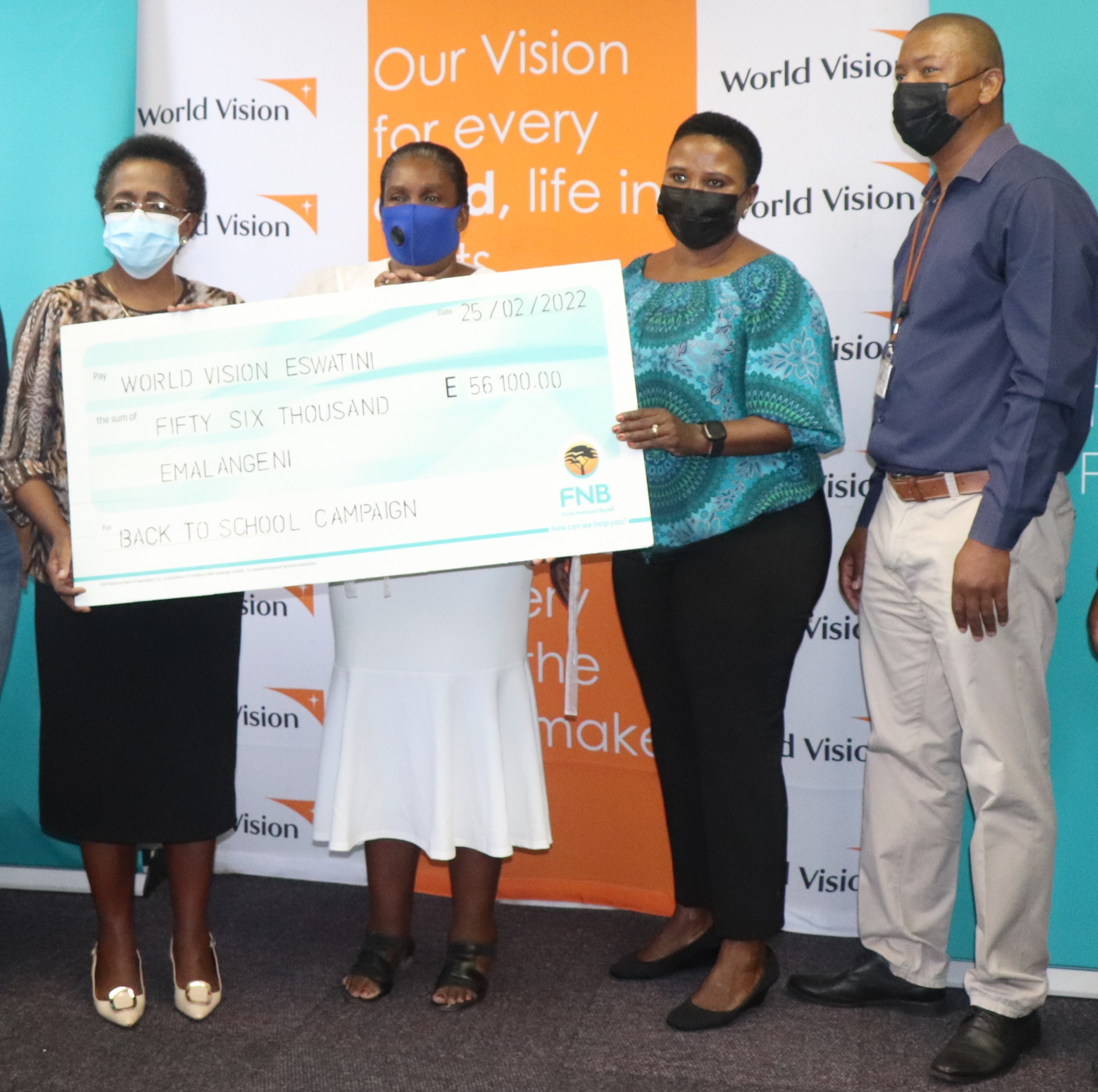FNB Eswatini’s SZL56,100 to change 85 learners’ lives | World Vision ...