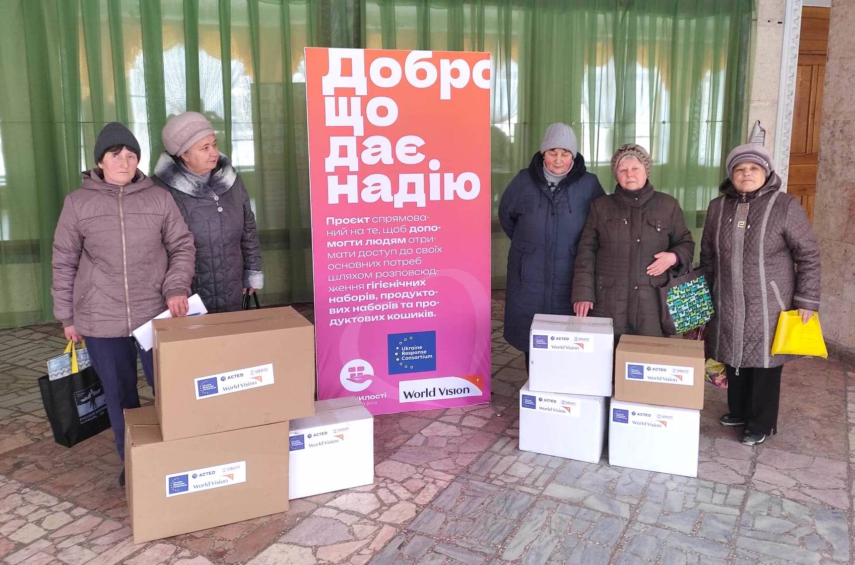 100K assisted through partnership with USAID’s BHA, ACTED Ukraine and ...