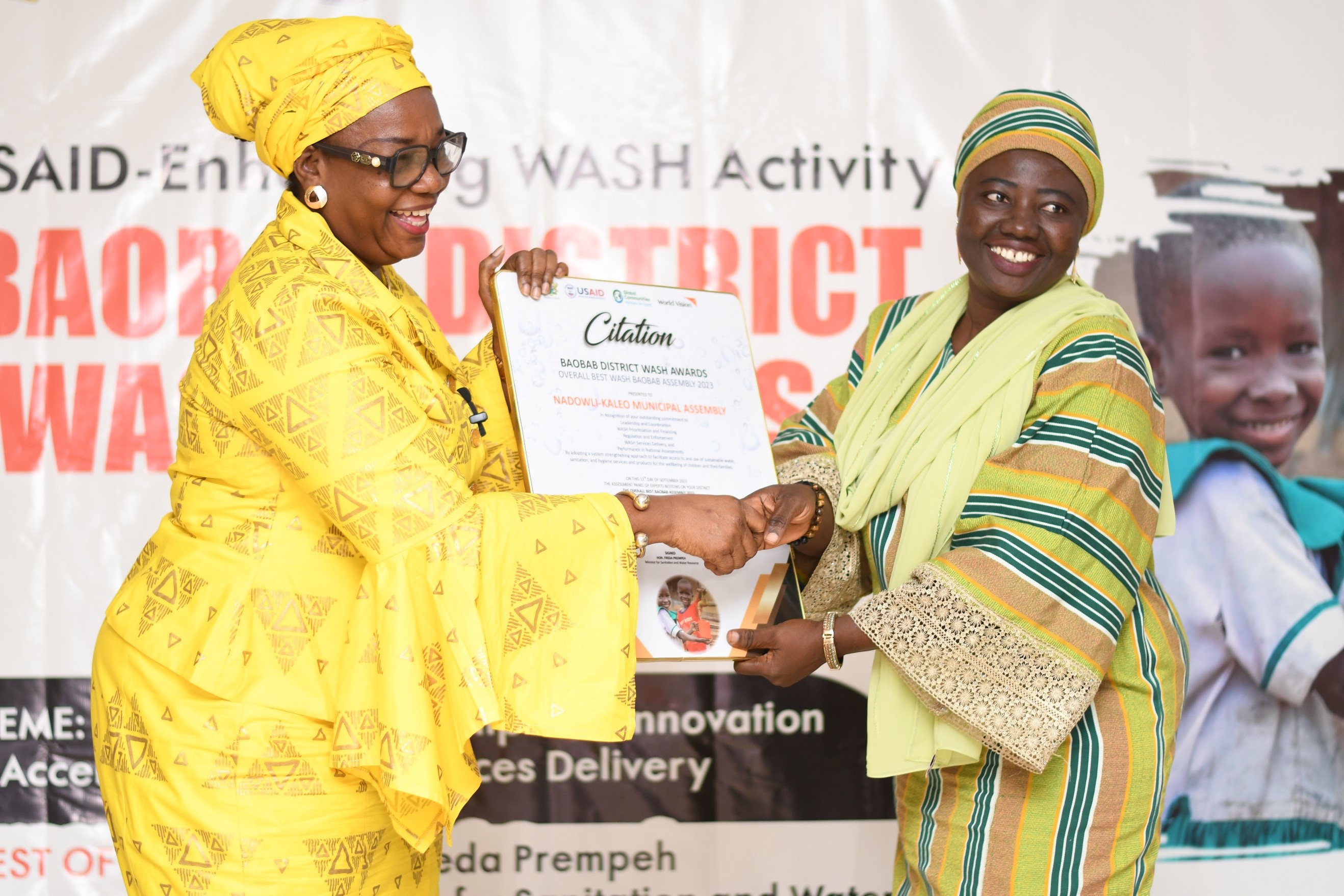 World Vision Ghana holds its Maiden Baobab District WASH Awards | Ghana ...