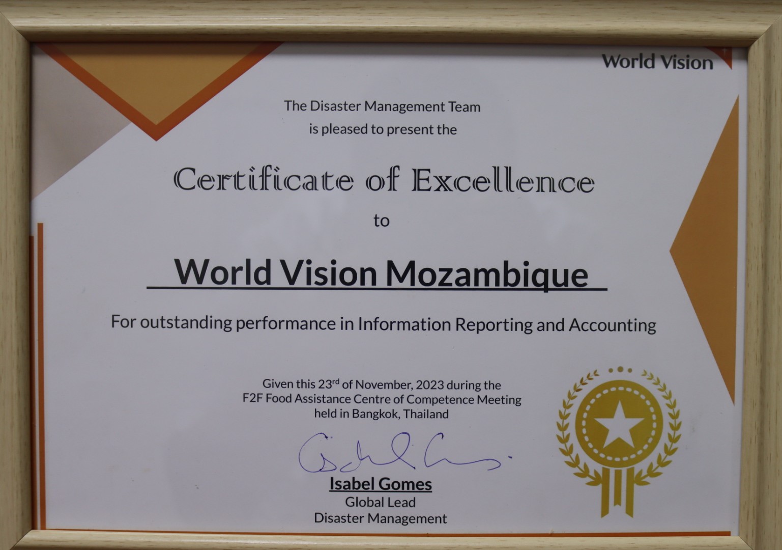World Vision Mozambique school feeding program recognized for ...