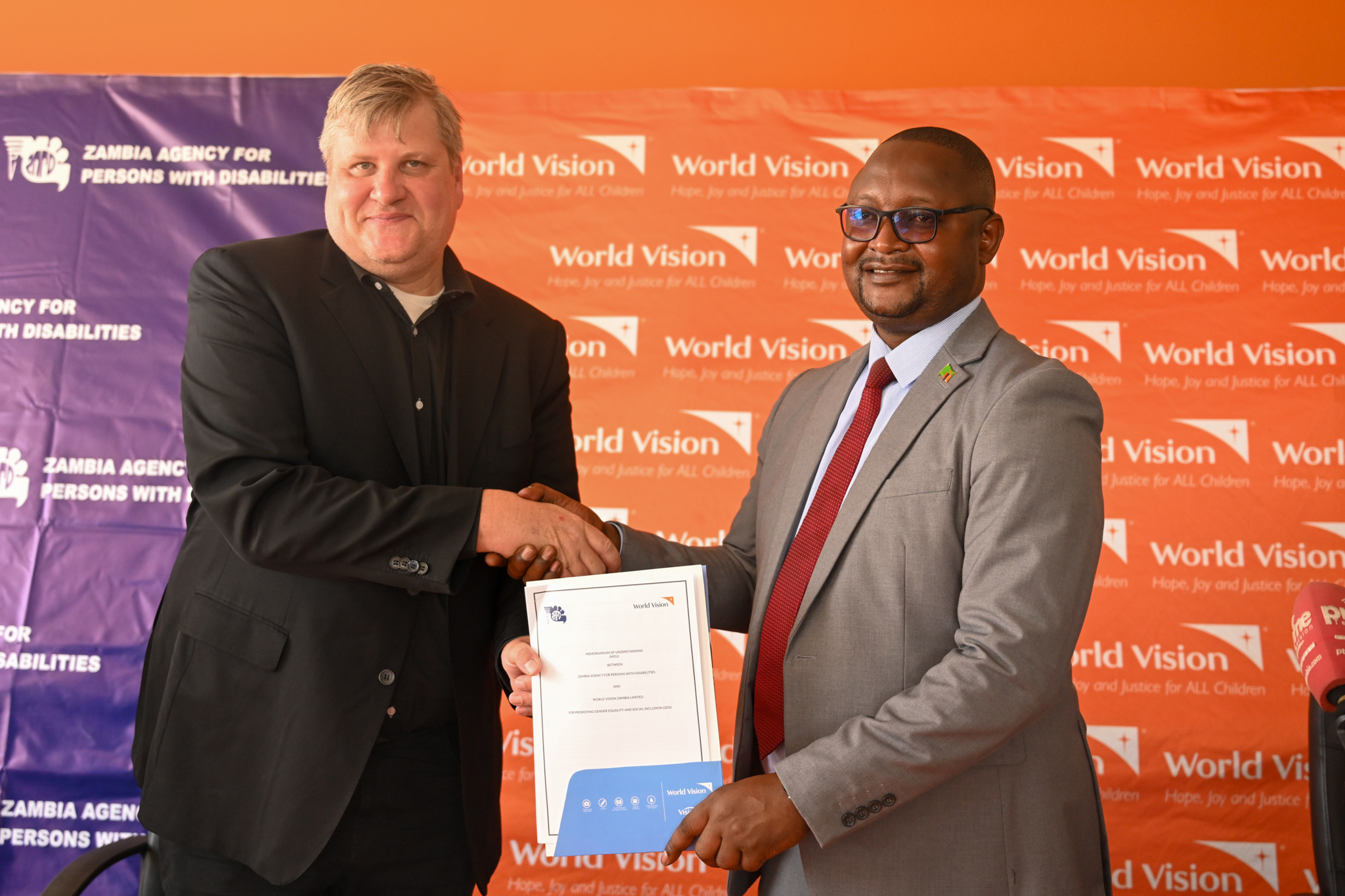 World Vision Zambia and ZAPD Forge Partnership to Promote Disability ...