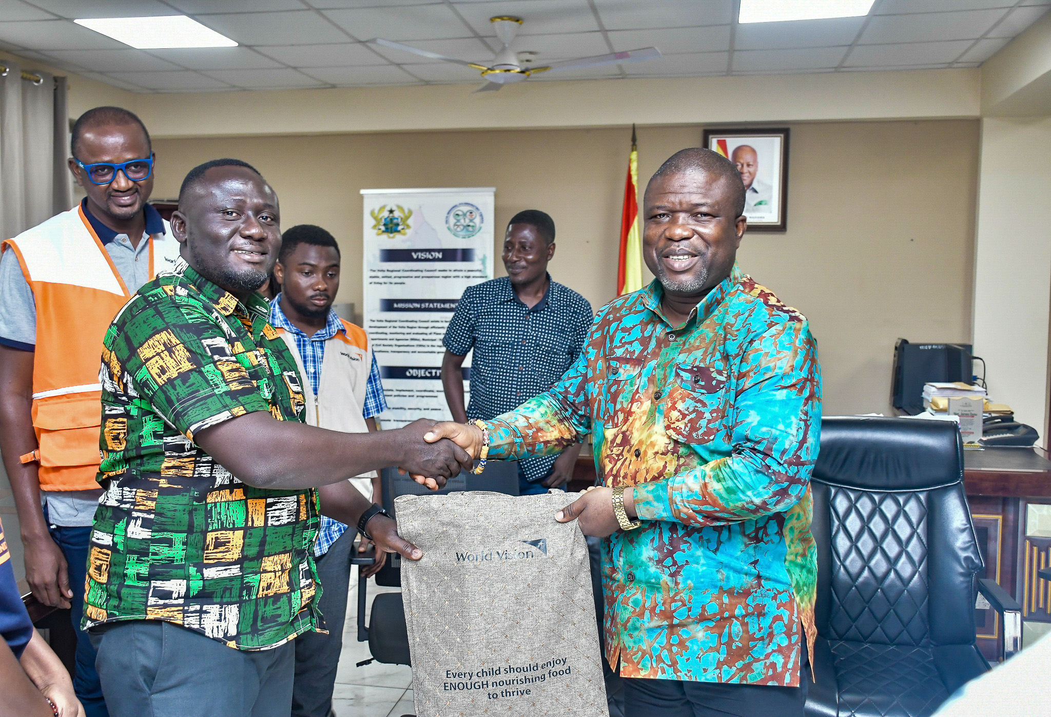 World Vision Ghana Deepens Partnership with Volta Regional Minister ...