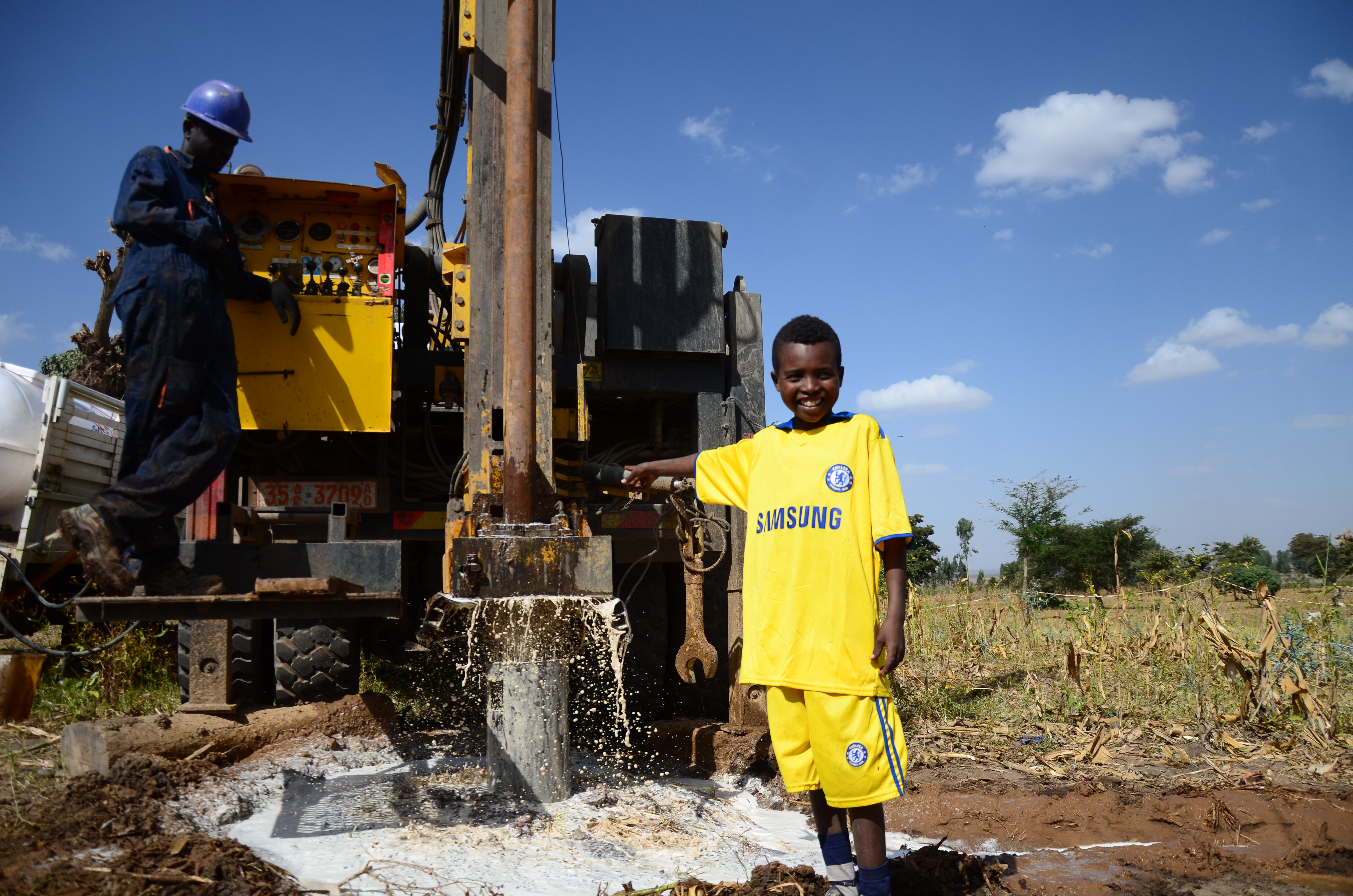 The beginning of drilling brought hope to Amanuel | Ethiopia | World ...