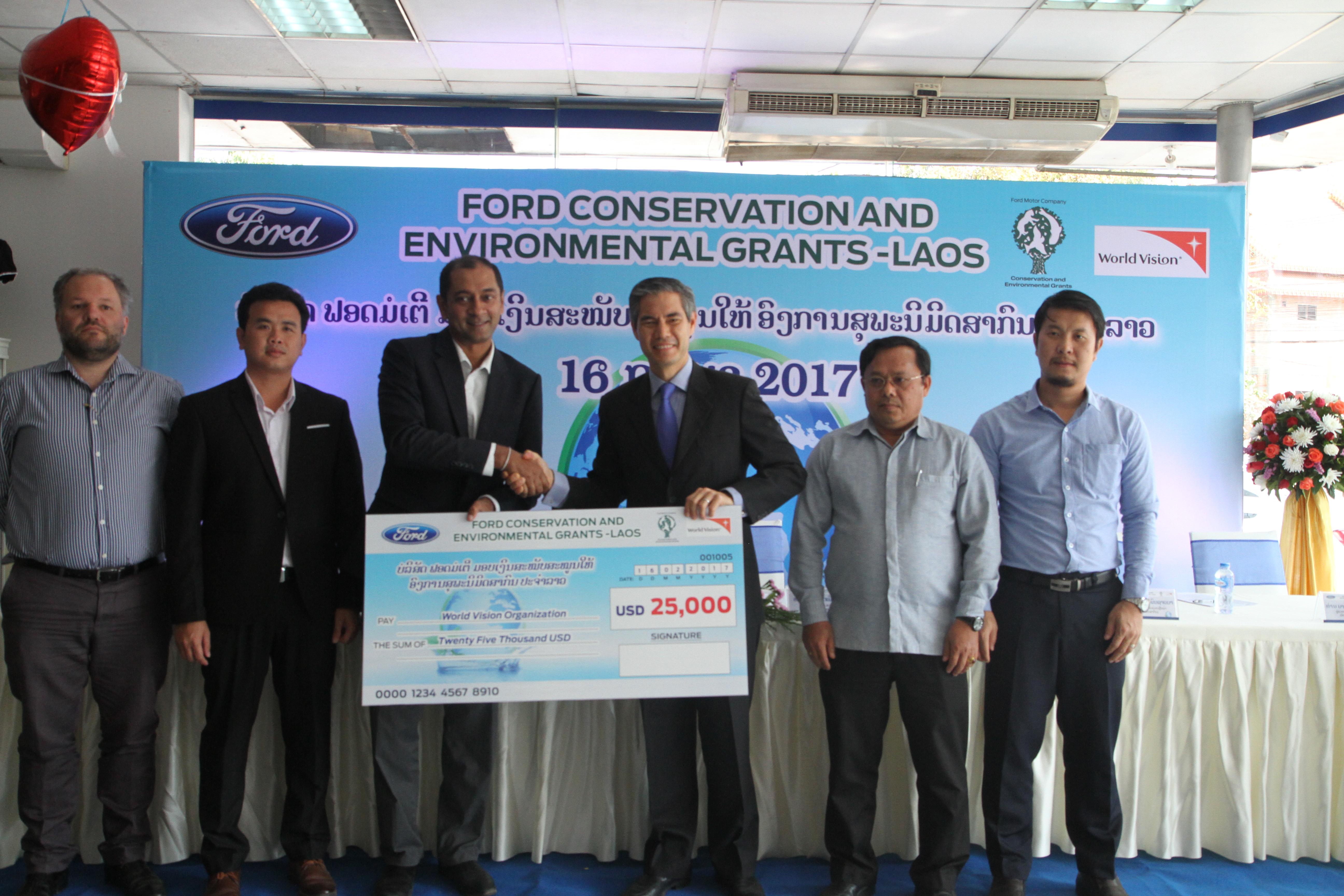 World Vision awarded Ford environmental grant | Laos | World Vision ...