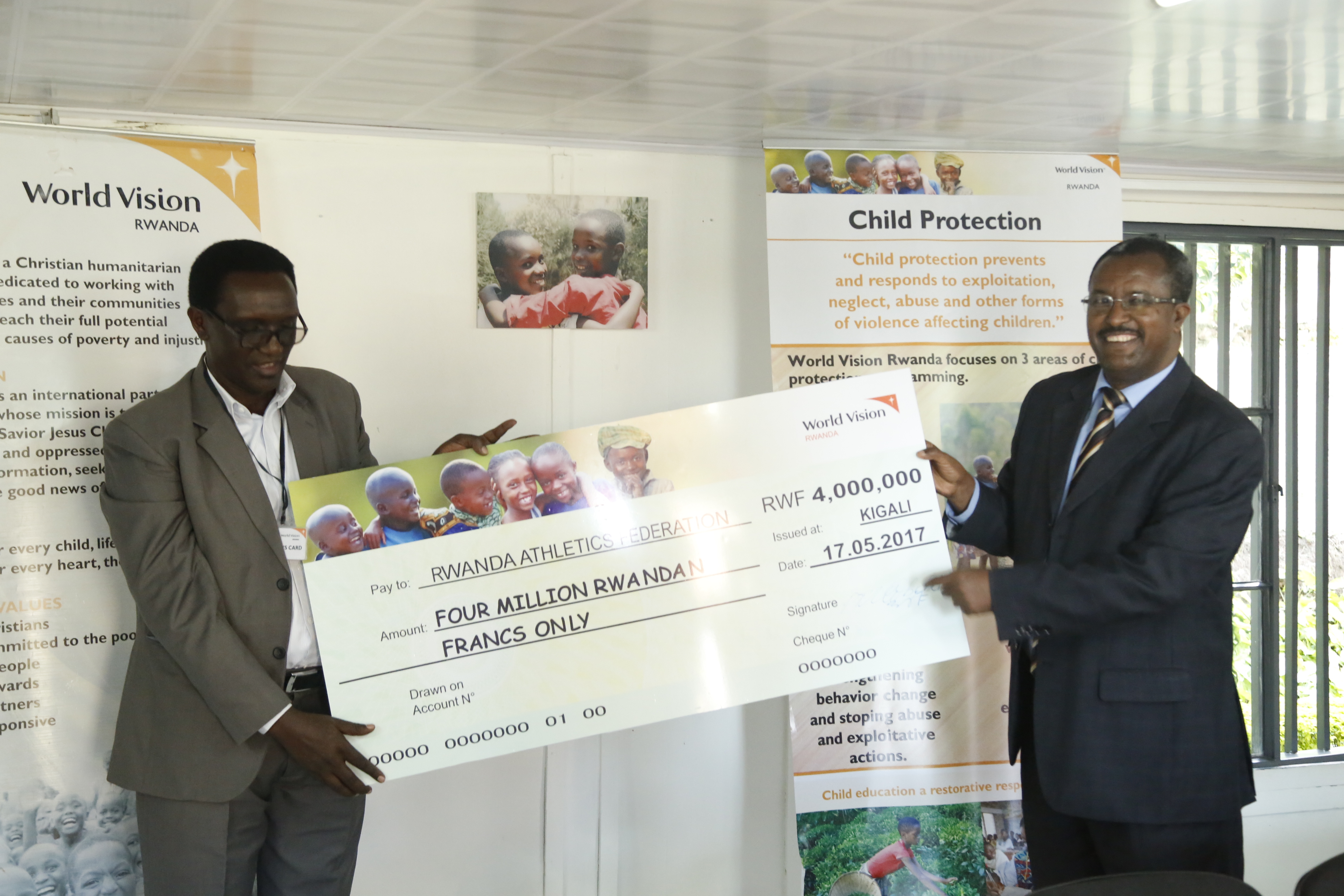 World Vision Rwanda Supports the Kigali International Peace Marathon with 4,000,000 RWF | Rwanda ...