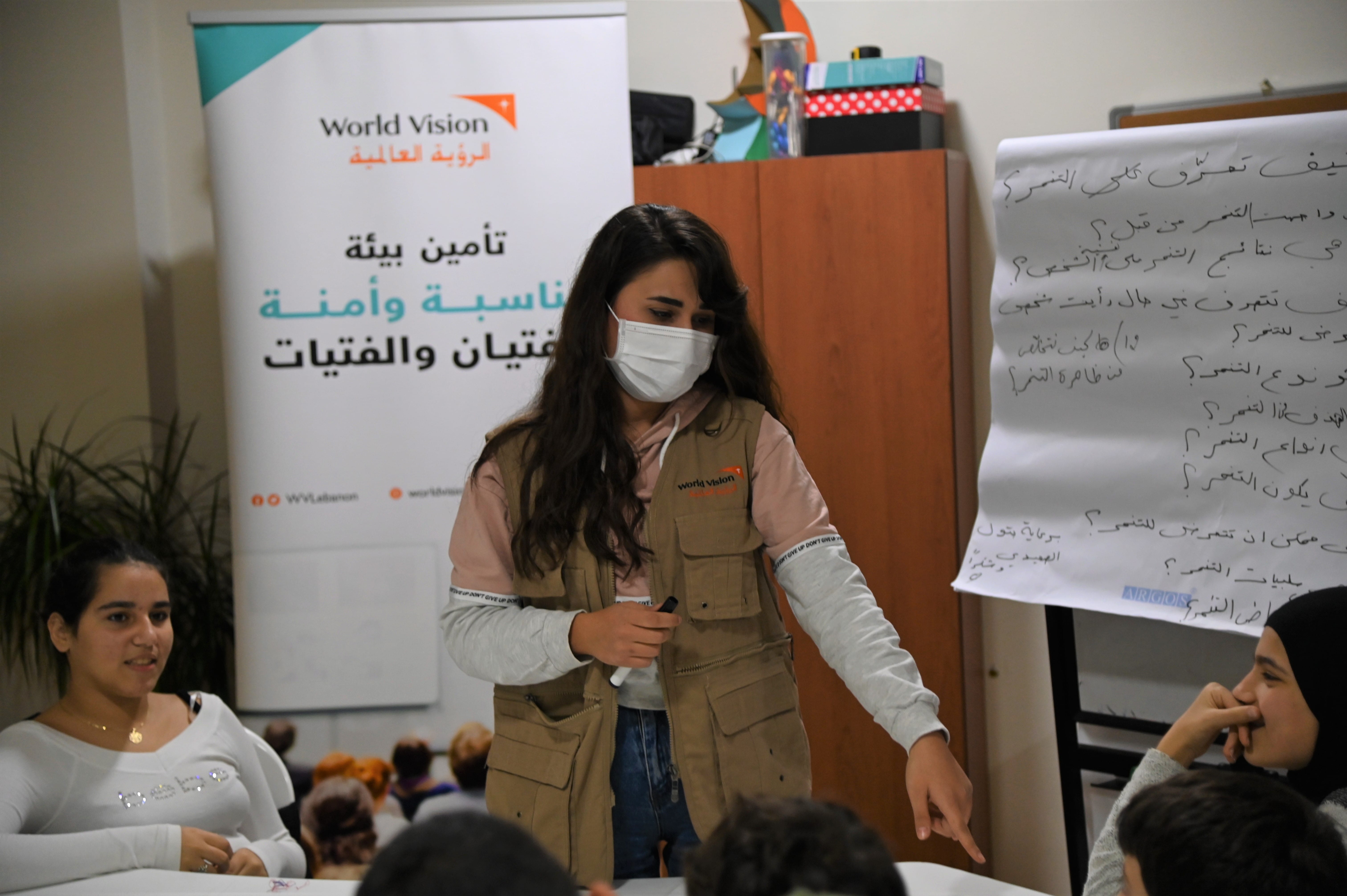 Children and parents acquiring new knowledge with World Vision ...