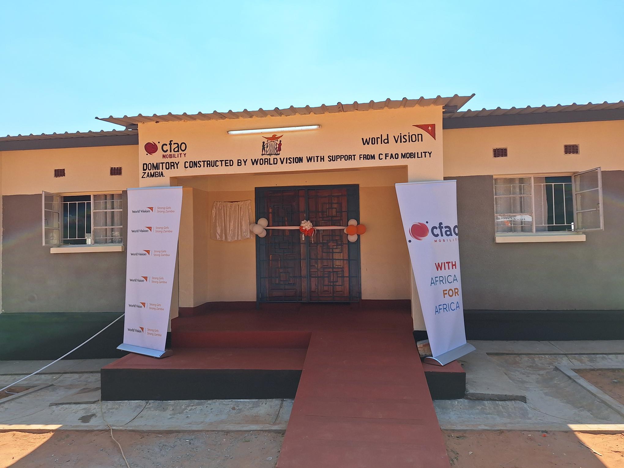 CFAO Mobility Zambia and World Vision Zambia hand over a Dormitory ...