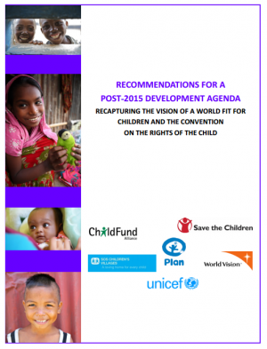 Recommendations for a post-2015 development agenda | World Vision ...