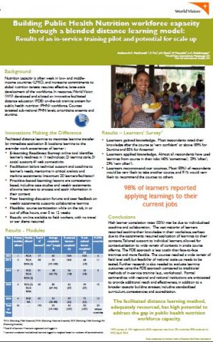 Distance Learning Poster | World Vision International