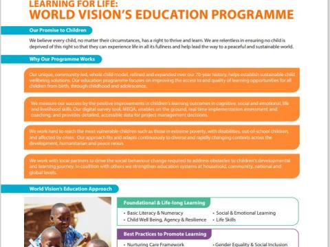 Education | Development | World Vision International