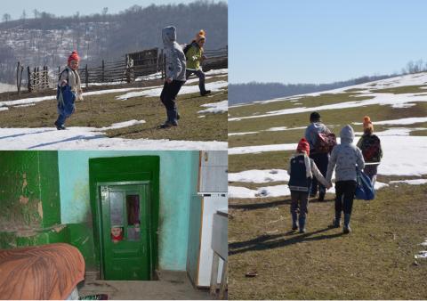 The Harsh Journey of Life: Children without Proper Clothes Walk ...