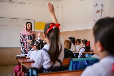 Elmo is bringing students and teachers together in Iraq | World Vision ...