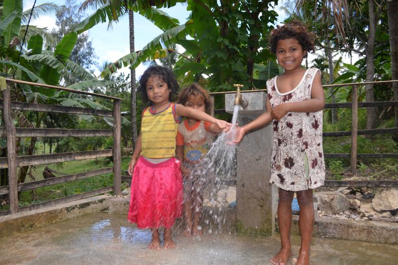 Clean water puts a spring in their step | Timor–Leste | World Vision ...