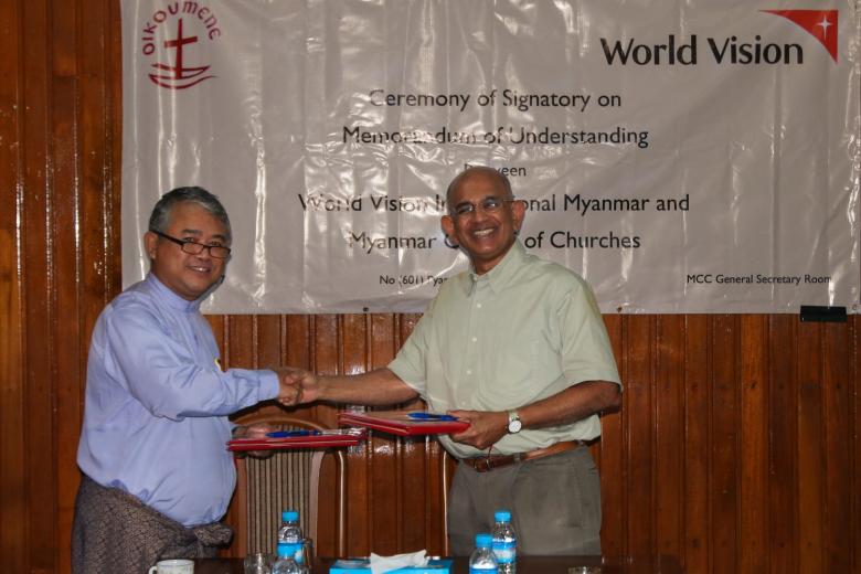 Expending Partnership with Churches – MoU signing with MCC | Myanmar ...