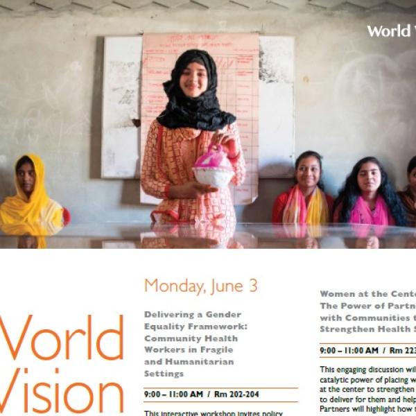 Women Deliver 2019: Schedule of World Vision Events | World Vision ...