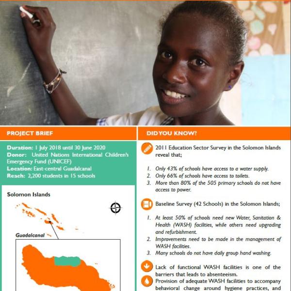 World Vision Solomon Islands Better Learning Environment Project (SIBLE ...