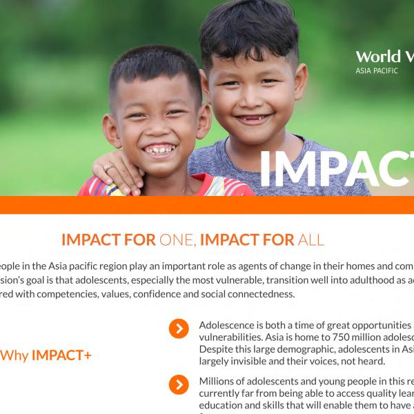 Capacity Statement | IMPACT+ | World Vision International