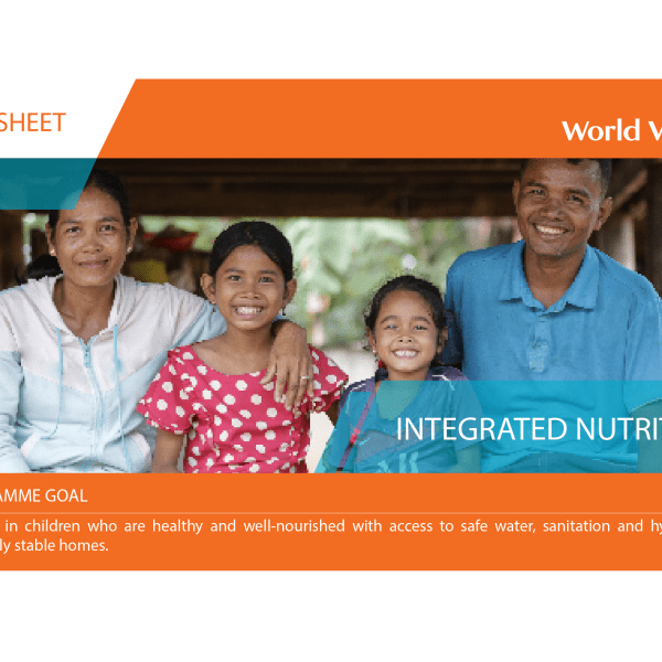 Integrated Nutrition Technical Programme Factsheet | Cambodia | World ...