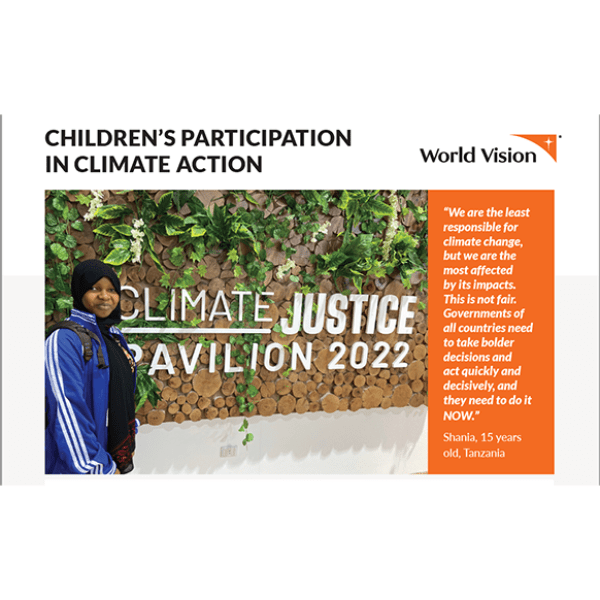 Children's Participation in Climate Action | Environmental ...