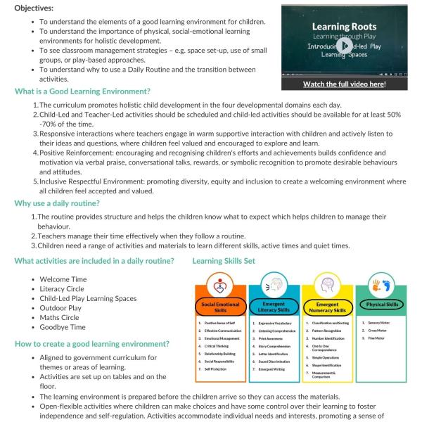 Learning Through Play - Creating Learning Environments to Engage ...