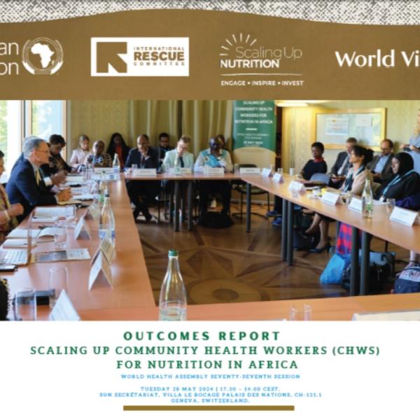 WHA77 Outcomes Report on CHWs for Nutrition | Health | World Vision ...