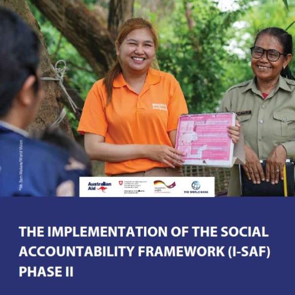 The Implementation of the Social Accountability Framework (I-SAF) Phase ...