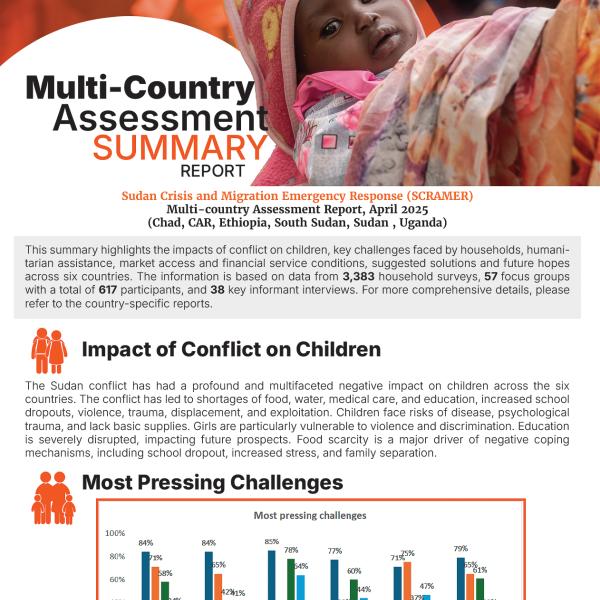 Multi-Country Assessment Summary Report | Sudan | World Vision ...