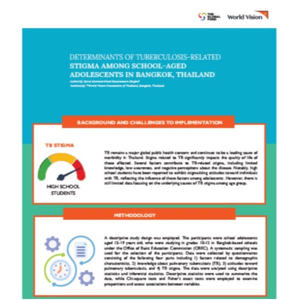 Determinants of TB-related stigma in adolescents in Thailand - Poster ...