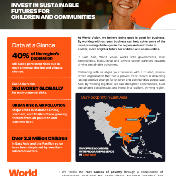 Corporate Partnerships for Impact | World Vision East Asia | World ...