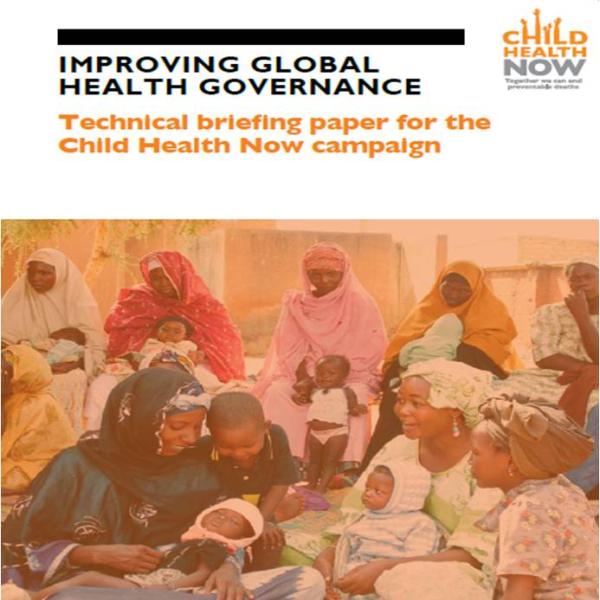 Improving Global Health Governance | Child Health Now | World Vision ...