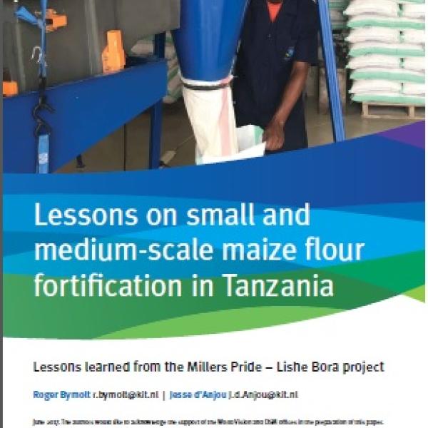 Lessons on small and medium-scale maize flour fortification in Tanzania ...