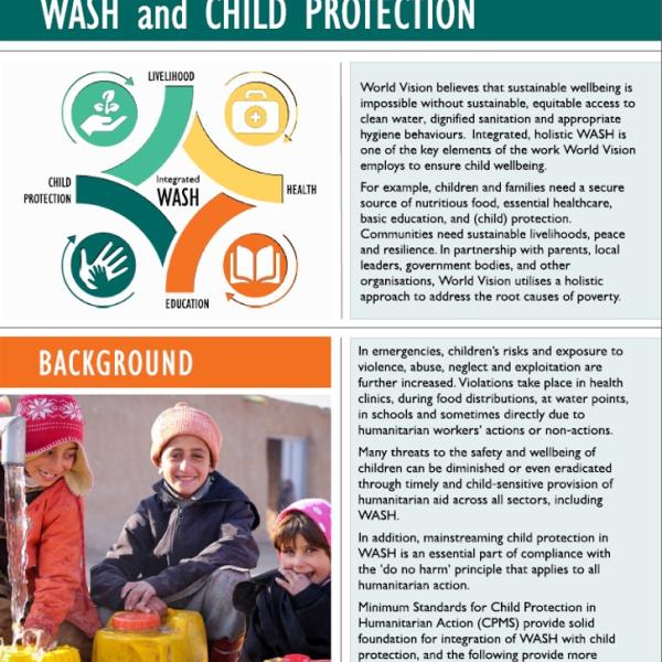 WASH and Child Protection | World Vision International