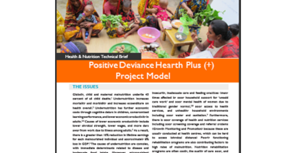 PDH Plus Brief | Health | World Vision International
