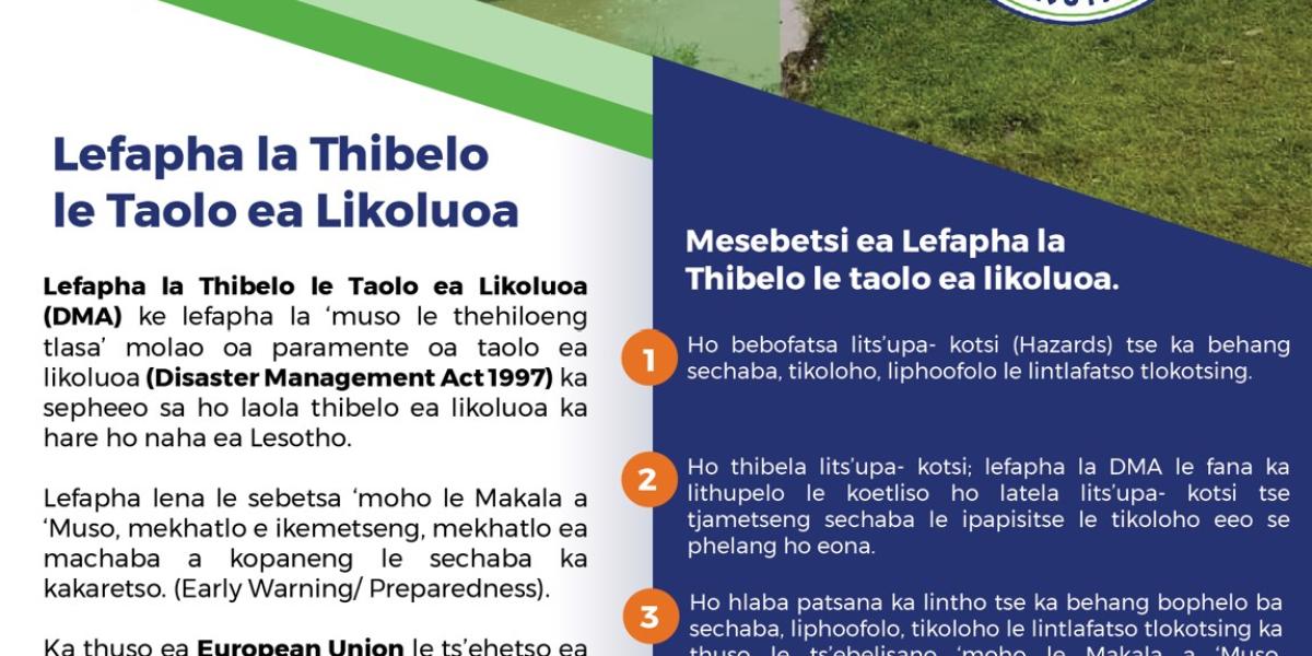 Lesotho's Disaster Management Authority in Action | Lesotho | World ...
