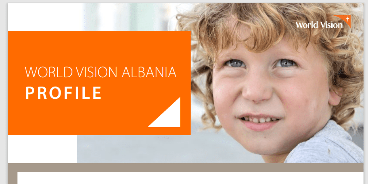 World Vision Albania Country Profile 2023 | Albania | World Vision ...