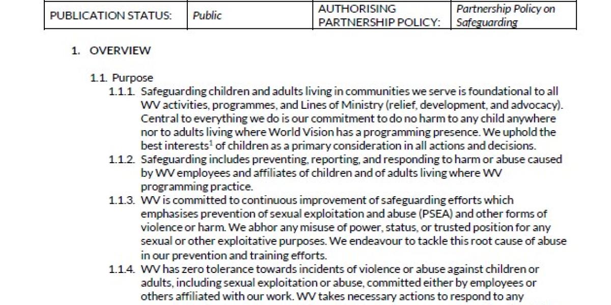 Safeguarding Partnership Management Policy - Child and Adult ...