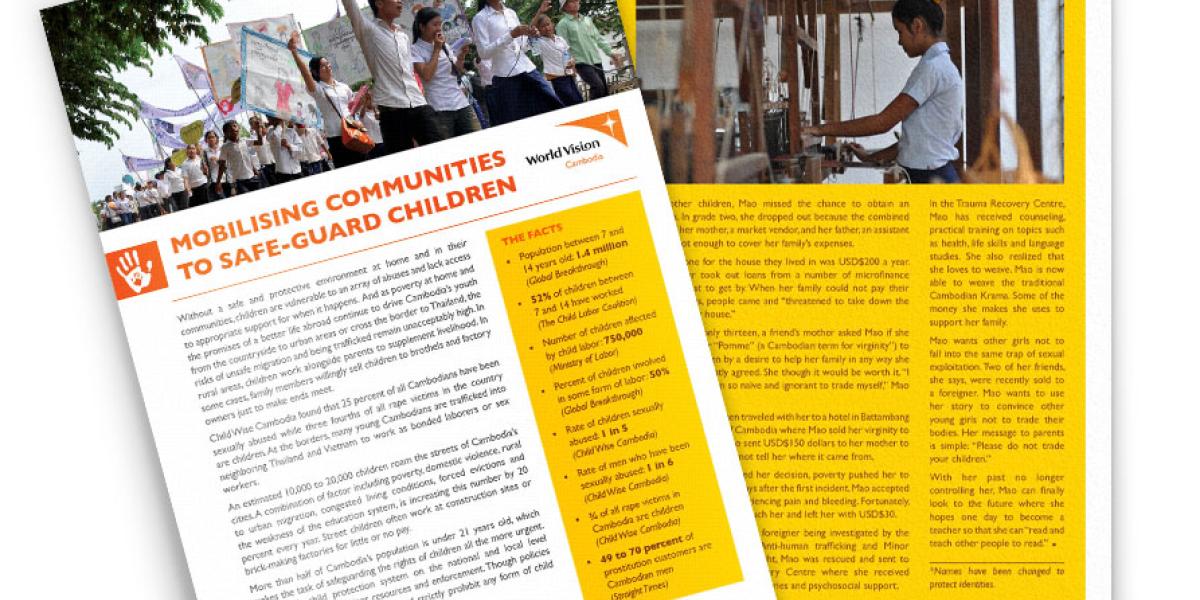 Child Protection Factsheet | Cambodia | World Vision International