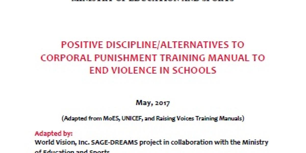 Positive Discipline Alternatives To Corporal Punishment Training Manual ...