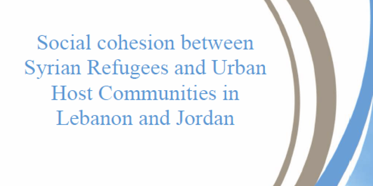 Social Cohesion Between Syrian Refugees and Urban Host Communities in ...