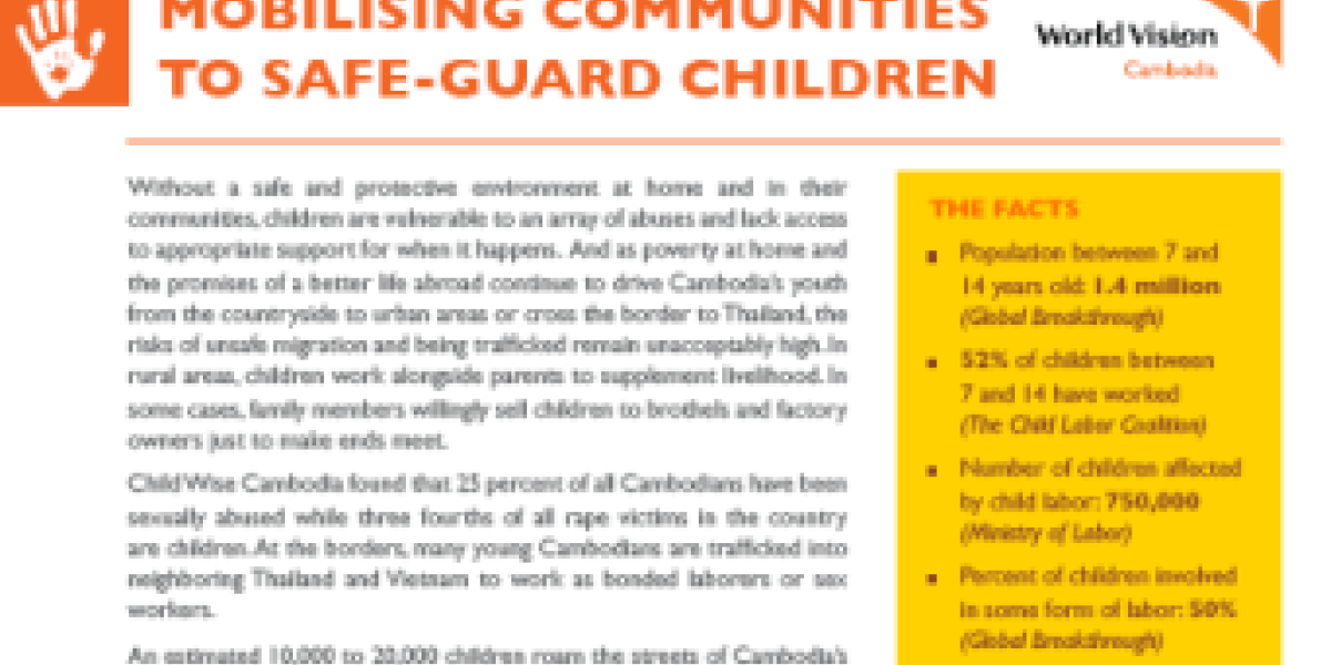 Child Protection Factsheet | World Vision International