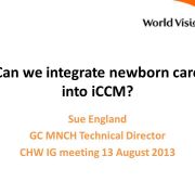 Integrated Community Case Management (iCCM) | World Vision International